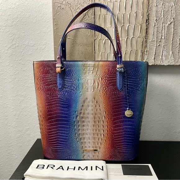 Brahmin | Bags | Brahmin Summerlight All Over Mini Melbourne Leather ...
